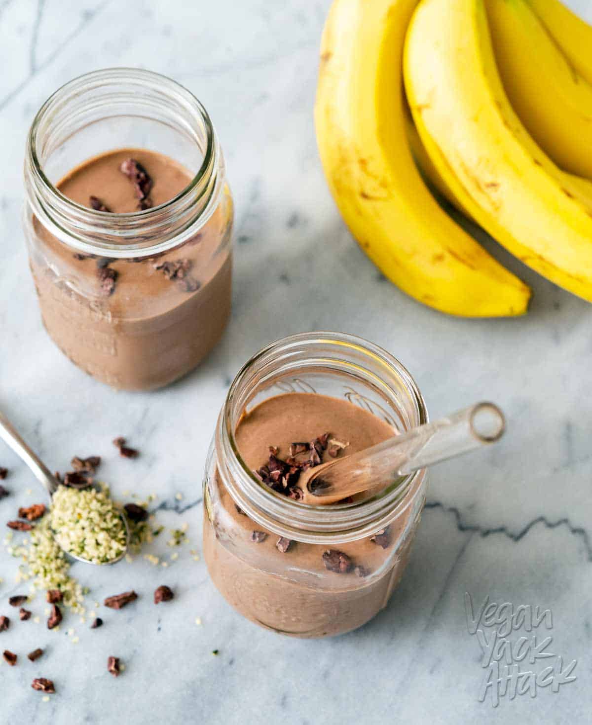 Protein-Packed Dessert for Breakfast Smoothie! - Vegan Yack Attack