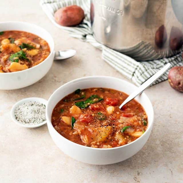 Slow Cooker Lima Bean Tomato Stew - Vegan Yack Attack