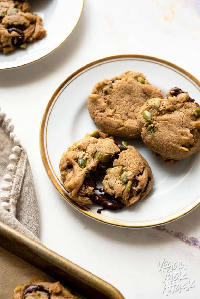 One-Bowl Vegan Chocolate Chai Cookies - Vegan Yack Attack