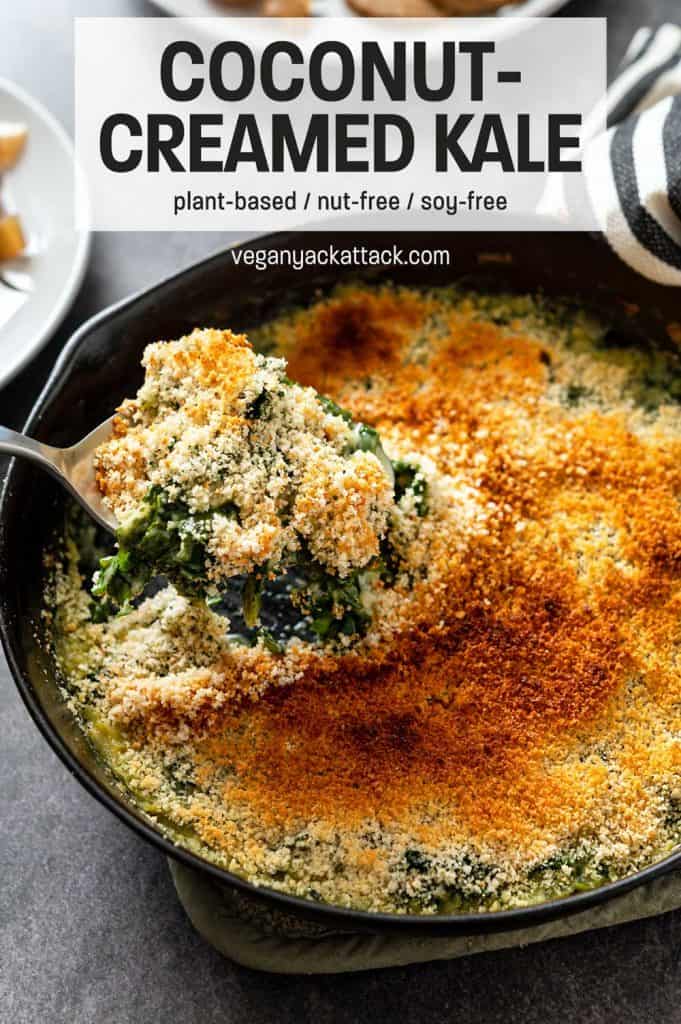 Coconut-Creamed Kale - Vegan Yack Attack