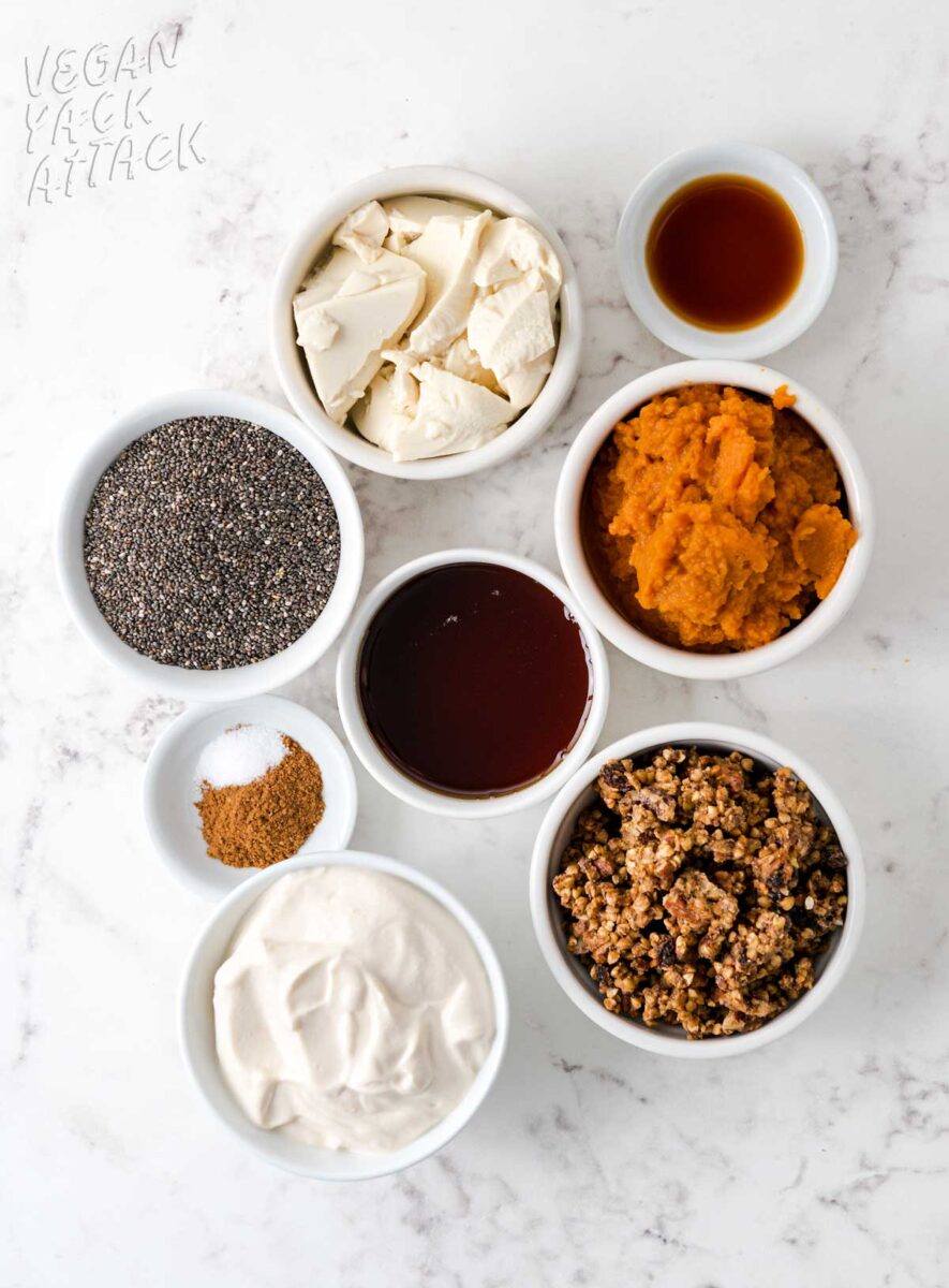 Plant-Based Pumpkin Protein Chia Pudding Parfait - Vegan Yack Attack