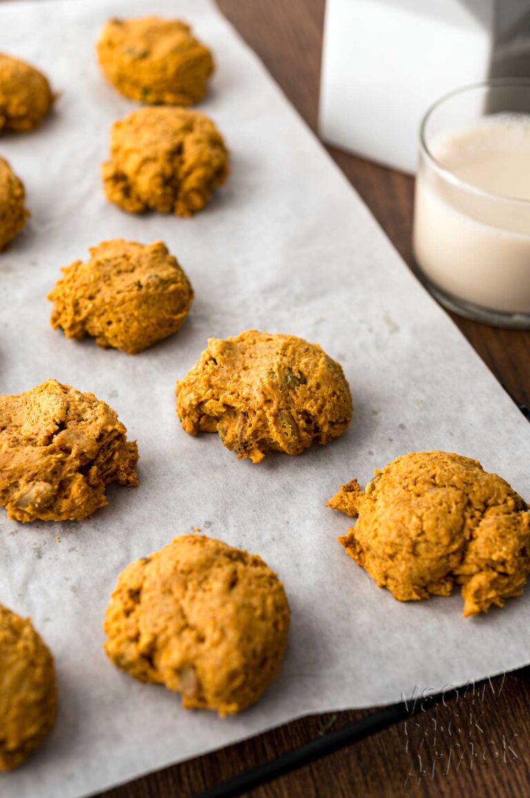 Soft-Baked Vegan Pumpkin Protein Cookies - Vegan Yack Attack